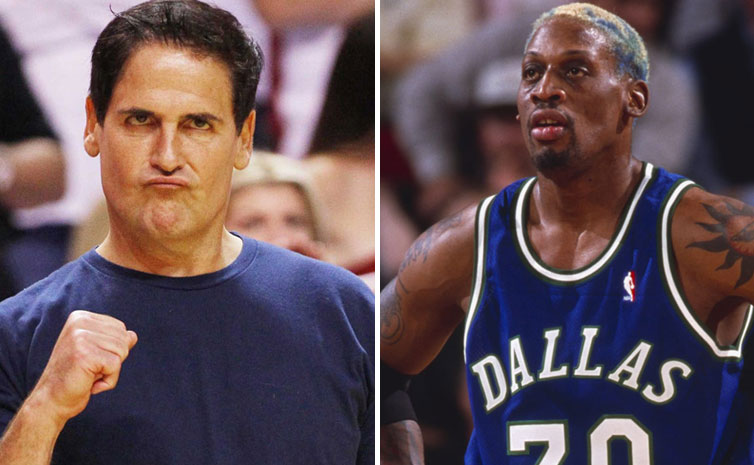 El recuerdo que aún conserva Mark Cuban del paso de Rodman por Dallas ...